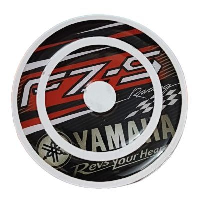 Fuel or Oil Tank Lock Pad Sticker For Fzs Motorcycle - red color ...