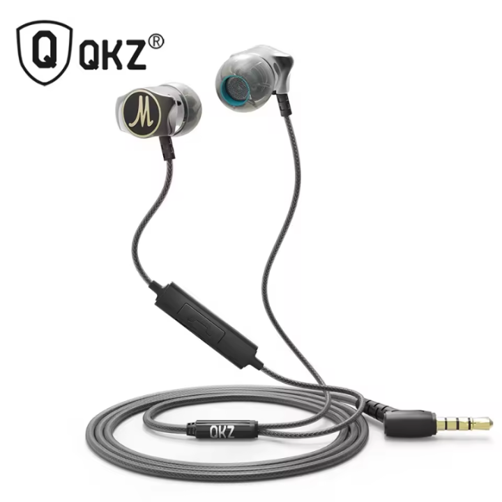 QKZ DM7 Earphone, Noise Isolating Headphones 3.5mm in-Ear HIFI Stereo ...