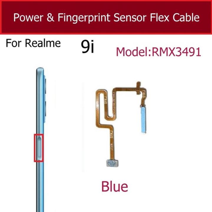 Fingerprint Sensor Flex Cable For Realme 9i Power Button Sensor ...