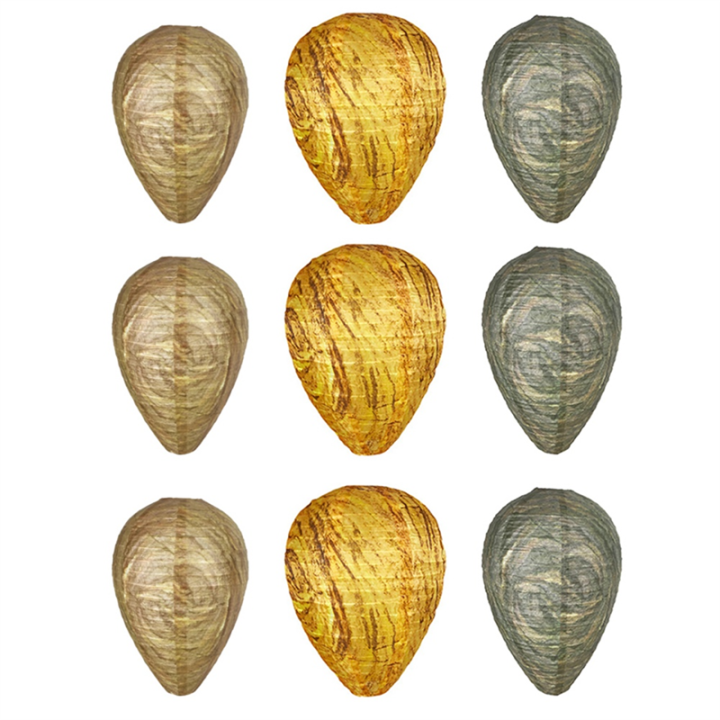 Wasp Nest Decoy, Hanging Wasp Deterrent Wasp Trap Fake Wasp Nest for Home and Garden Outdoor ...
