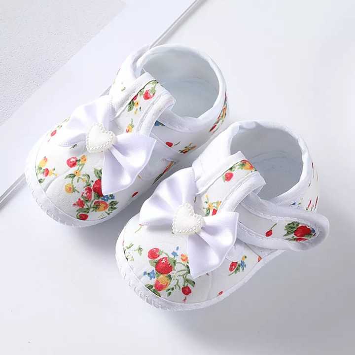 Newborn Baby Flower Print Shoes Summer Baby Girl Cute Bow Floral Print ... Newborn Baby Flower Print Shoes Summer Baby Girl Cute Bow Floral Print ...