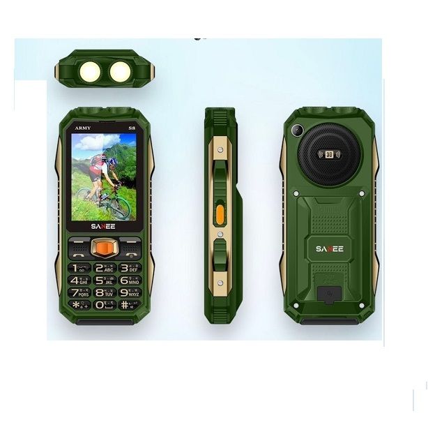 Sanee S8 Army Power Bank Phone 6000mAh Dual Sim | Daraz.com.bd