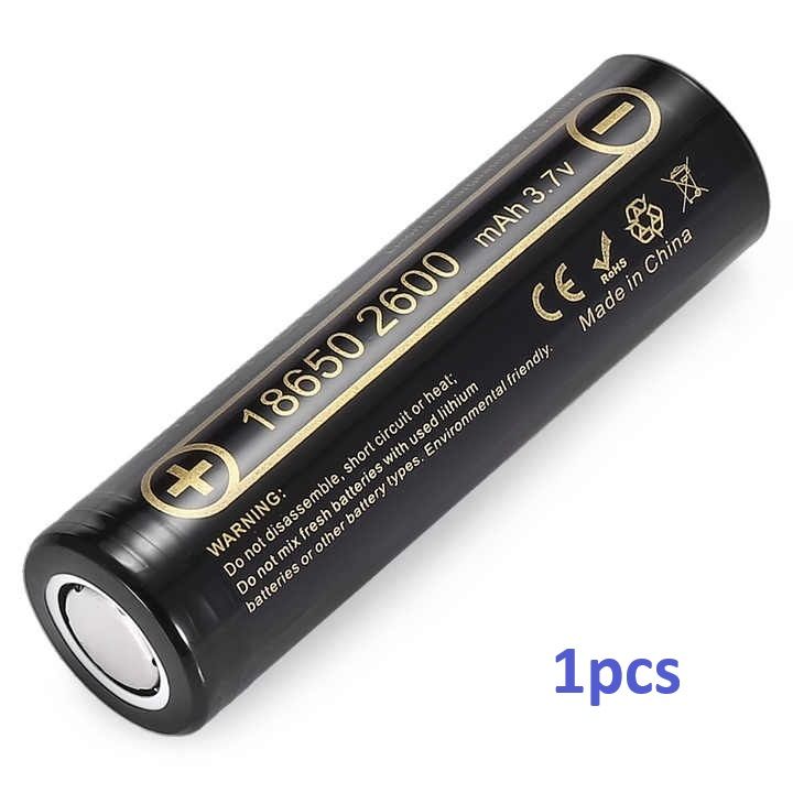 LiitoKala Lii-26A 18650 2600mAh 3.7V Rechargeable Li-ion Battery with ...