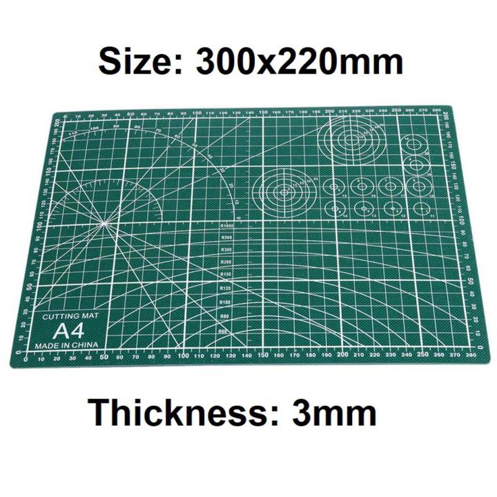 PVC A4 Cutting Mat Cutting Underlay Cutting Plate Handmade Self-Healing ...
