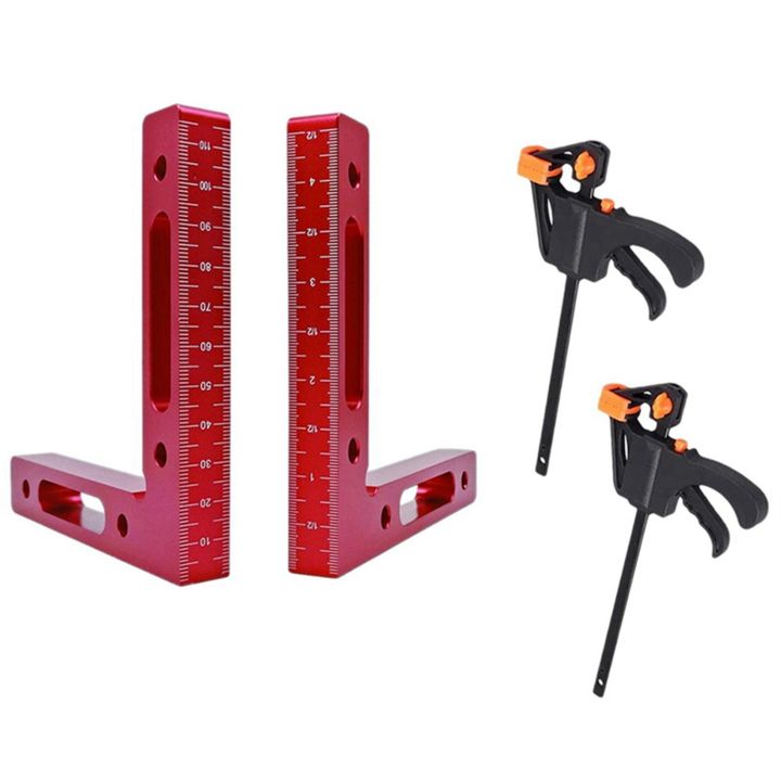 4 Pcs 90 Degree Positioning Squares Right Angle Clamps Corner Clamping ...