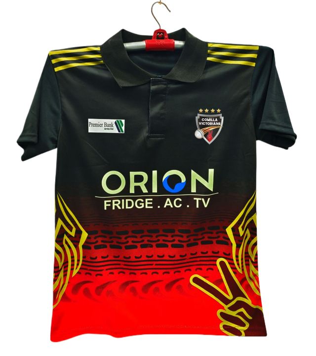 Comilla Victorians BPL Polo Cricket Jersey For Man - BPL Short Sleeve ...