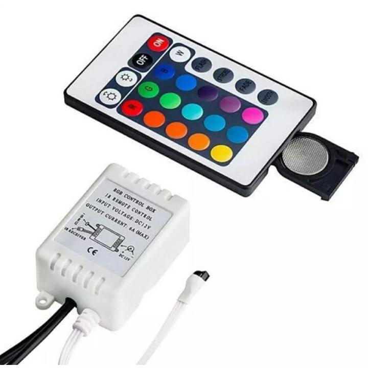 RGB controler with 24 button Remote | Daraz.com.bd