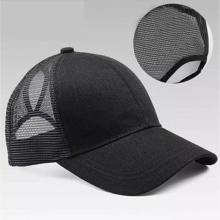 Black Colored Half Net Fashionable Style Caps for Men | Daraz.com.bd