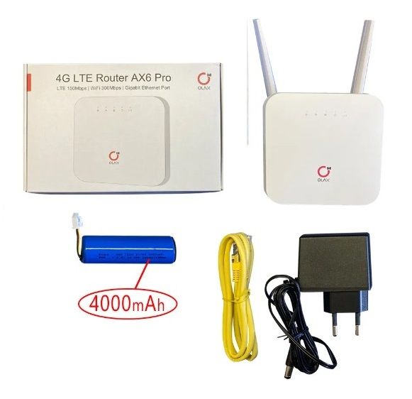 OLAX AX6 PRO 4G Wifi Router With 4000mAh Battery | Daraz.com.bd