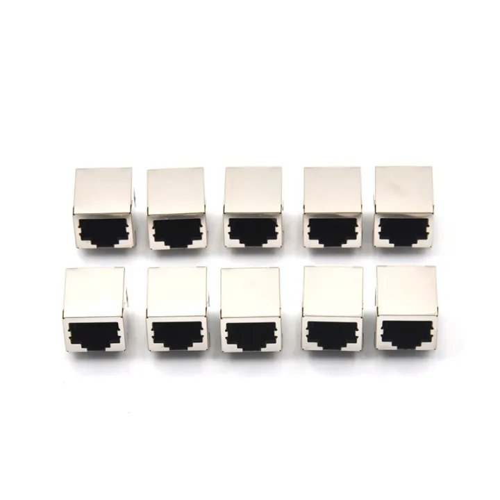 10Pcs/set RJ45 Network Ethernet 8P 8C Female Socket Connectors 8Pin PCB ...