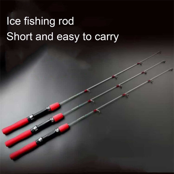 1 Pcs High Quality Outdoor Winter Ice Fishing Rods Fishing Reels To Rod ...