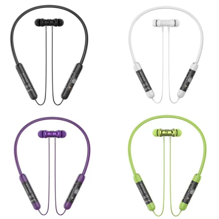 Transparent Wireless Neckband with HD Sound Quliaty Playtime | Daraz.com.bd