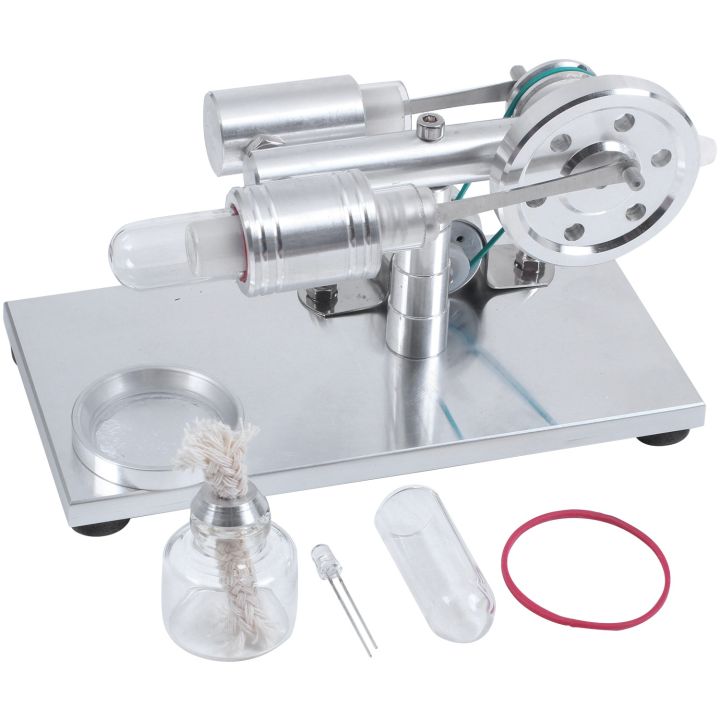 Hot Air Stirling Engine Experiment Model Power Generator Motor ...
