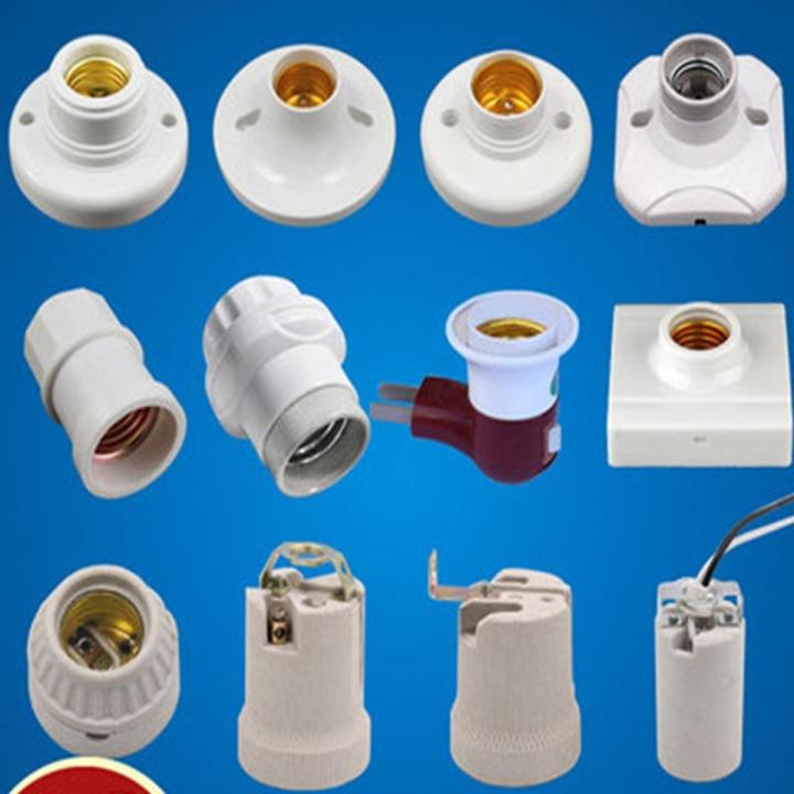 High-quality thickened lamp mouth flat lamp head hanging E27 screw ...