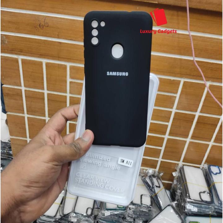 Silicone Cases For Samsung Galaxy A11 M11 Luxury Soft Flexible Super ...