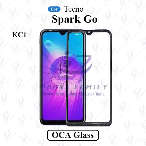 For Tecno Spark Go KC1 LCD Display Touch Screen Front Glass Lens ...