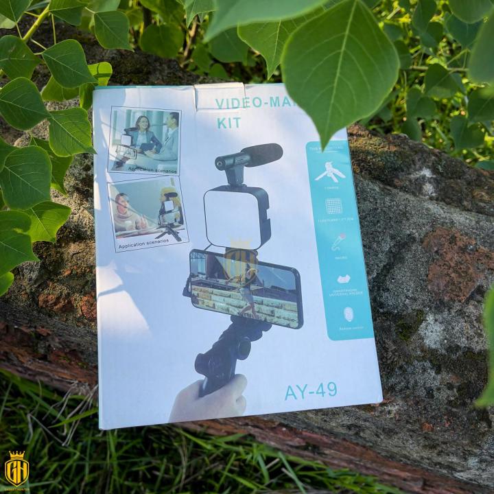 AY-49 Video Making Tripod Kit with Mic Price in Bangladesh | Daraz.com.bd