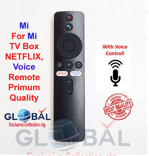 Remote for mi smart Android TV Box 4k Smart voice Remote. | Daraz.com.bd