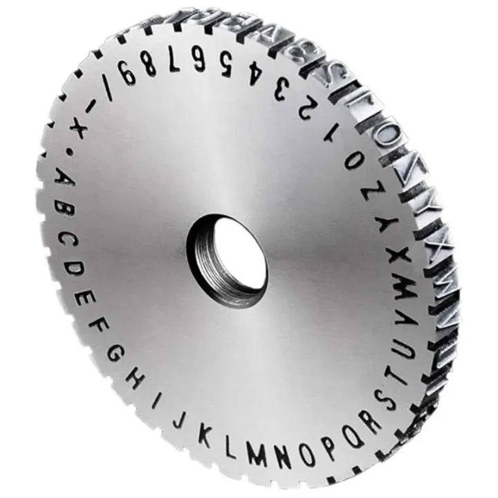 Manual Marking Steel Stamp Wheel Accessories for Nameplate Metal Label ...