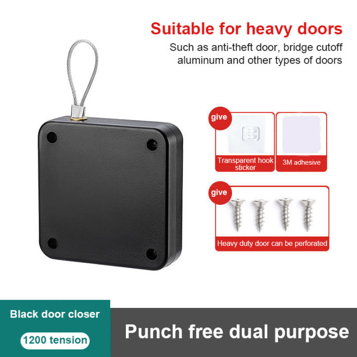 Automatic Door Closer Punch-free Automatic Sensor Door Closer ...