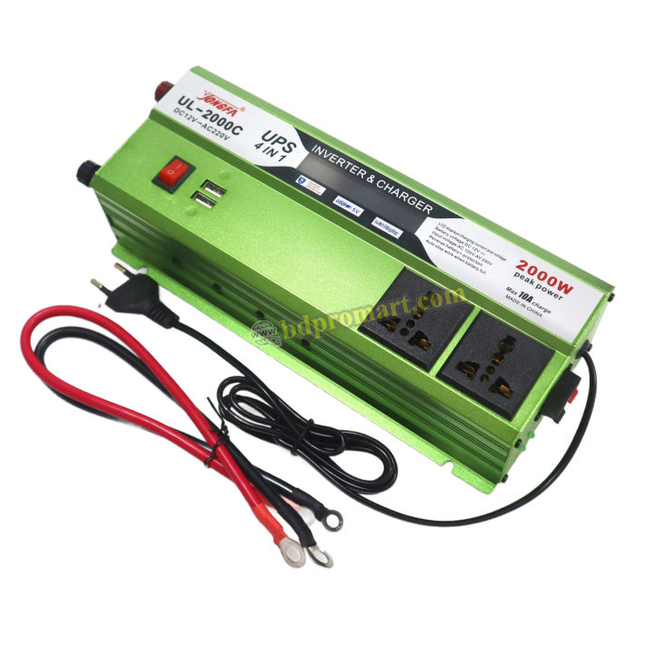 Yongfa 2000w Digital IPS - Digital 4 in 1 IPS UPS Inverter & Charger UL 2000C - Perfect Home ...