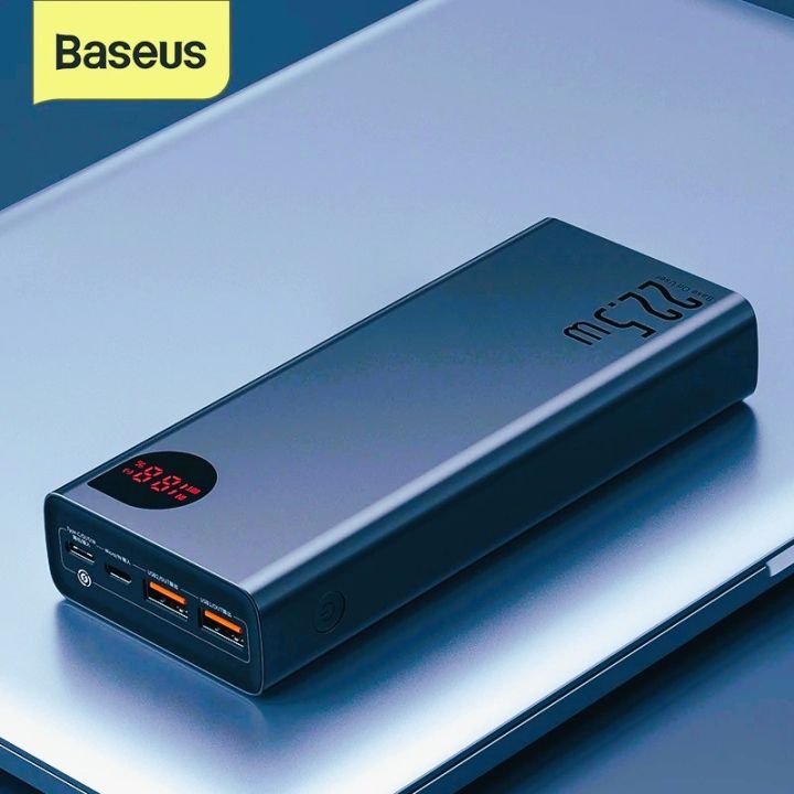 Baseus 20000mah Adaman Metal Fast Charging Power Bank Black (22.5W) | Daraz.com.bd