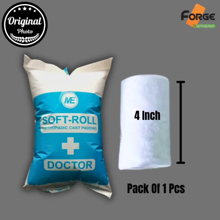 Soft Roll Orthopaedic Cast Padding Doctor -Gauze Bandage Rolls 4 Inch ...