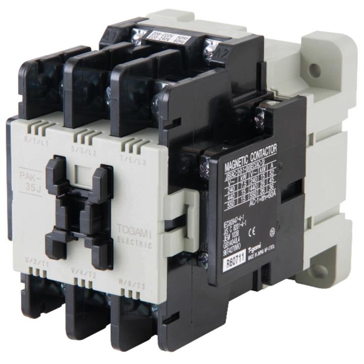 Togami JAPAN PAK 35J 45A AC-3 Magnetic Contactor 15kW PAK-35J P3300 ...