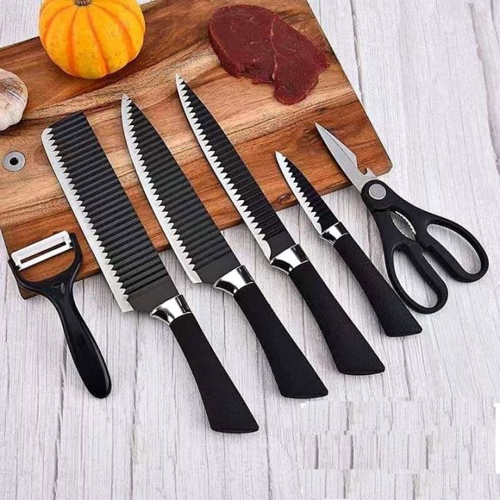 Zepter Stainless Steel Kitchen -6 Pcs Knife Set | Daraz.com.bd