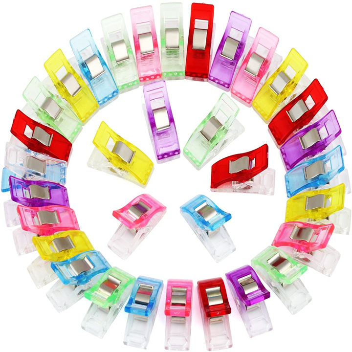 20-100Pcs Plastic Sewing Clips DIY Crafting Crocheting Knitting ...