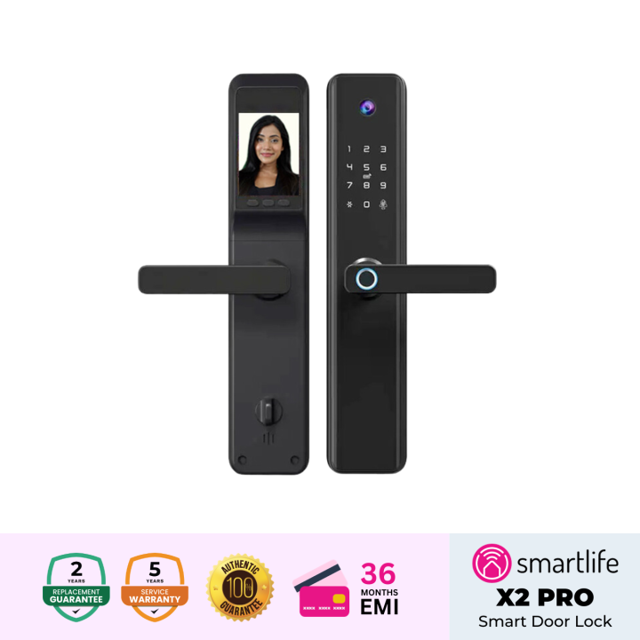 SmartLife X2 Pro Smart Door Lock (With Camera) | Daraz.com.bd