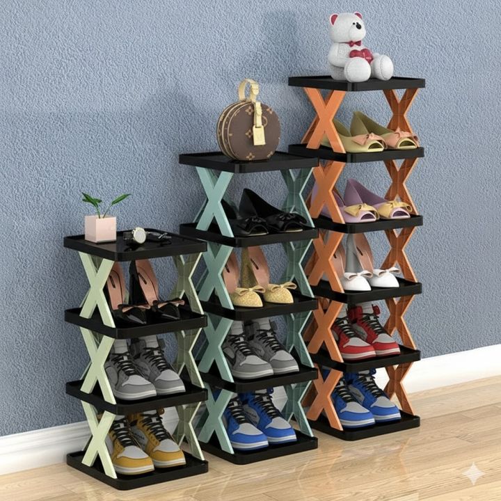 5-Layer Multipurpose Shoe Rack – Space-Saving, Foldable & Stylish ...