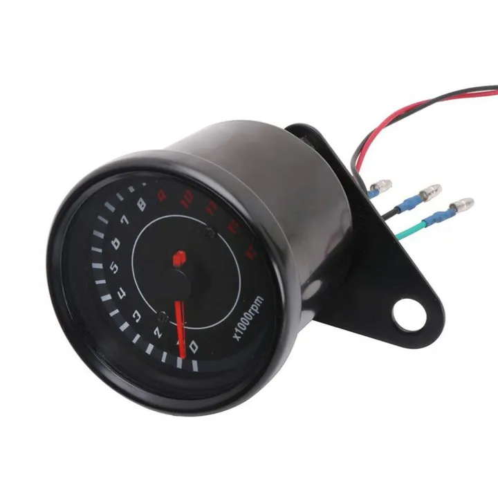 Universal RPM Meter, Tachometer,Tach Meter, Speed meter Gauges- Analock ...