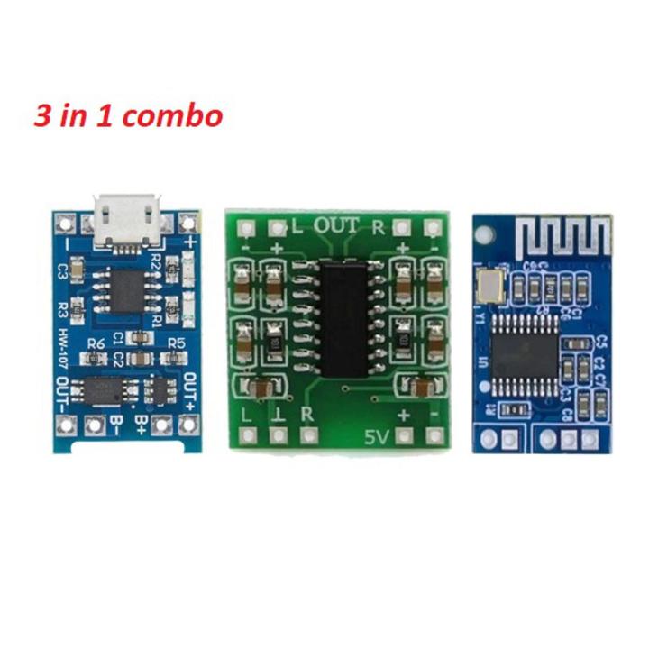 Combo of PAM8403 with Bluetooth Stereo Audio Receiver and Charger ...