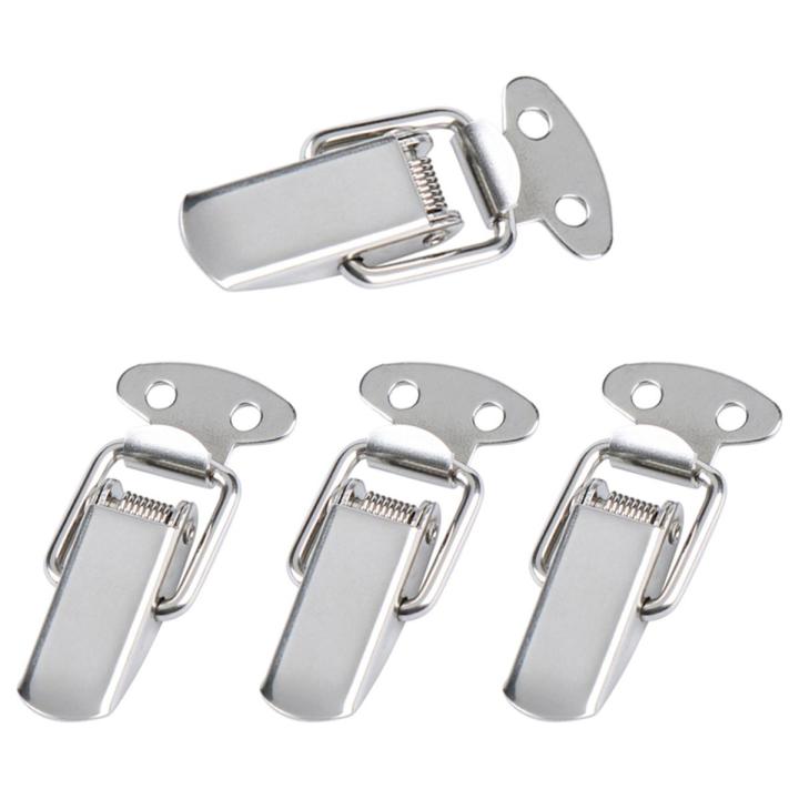 4pcs Buckle Stainless Steel Vintage Mini Lock Chest Box Suitcase Case ...