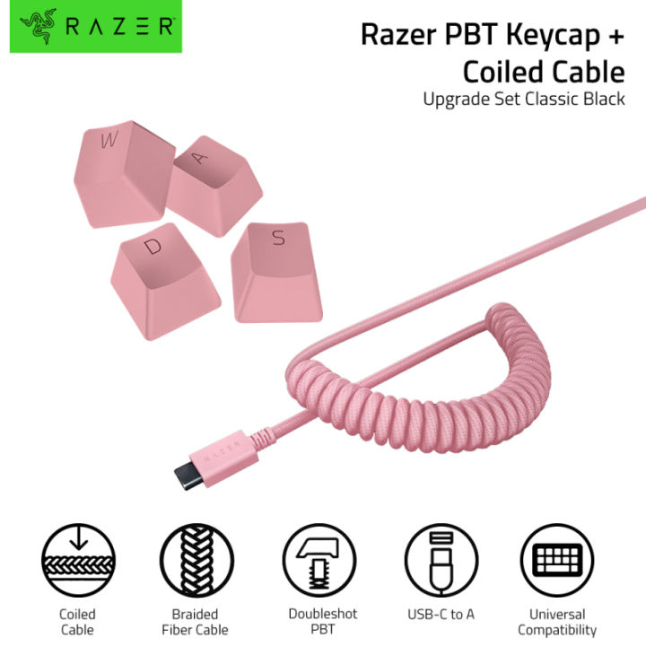 Razer PBT Keycap + Coiled Cable Upgrade Set | Daraz.com.bd