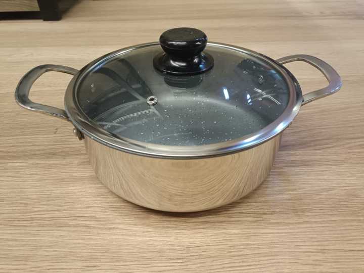 SKB Non-Stick (Marble Coating) Casserole 28cm stainless steel material ...