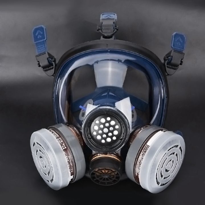 Silicone Full Face Gas Mask Respirator For Painting Spraying | Daraz.com.bd