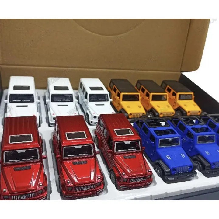 Mercedes Benz G-Class & Wrangler Open Roof Jeep Model, Full Metal Body ...