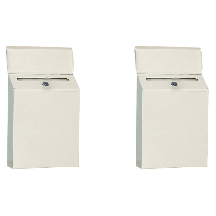 2X Mailbox Office Mailboxes Mail Boxes Outdoor Wall Mounted Mailbox ...