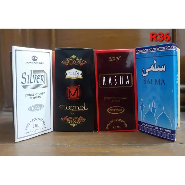 4 pcs 4 different combo attar perfume for Mens Non Alcoholic 6ml - Ator ...