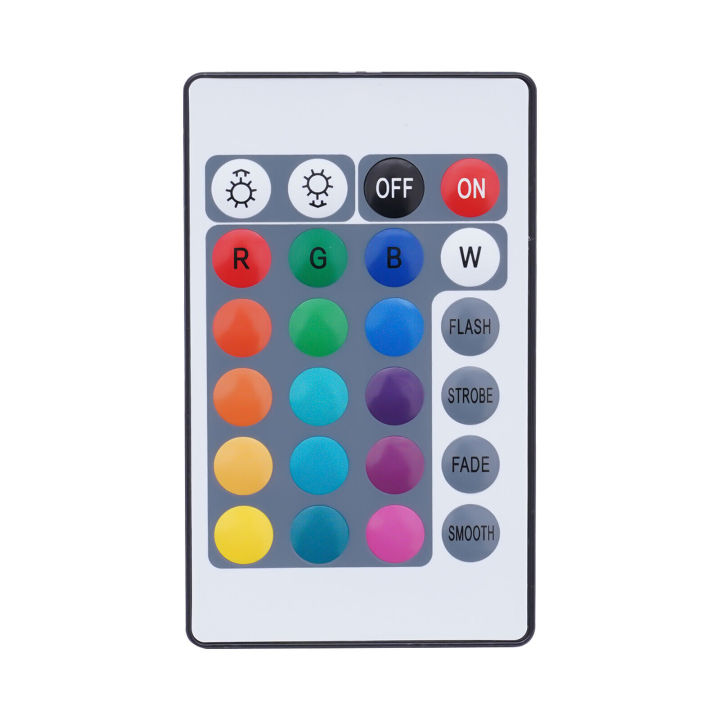 24 Keys Remote Control - With Battery - Music Activated Controller for ...