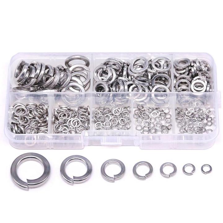 Spring Lock Washer,304 Stainless Steel Spring Lock Washer Assortment ...