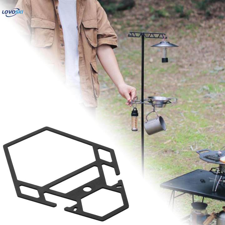 Triangle Rack Lantern Hanger Tripod Hanger for BBQ Outdoor Activities ...