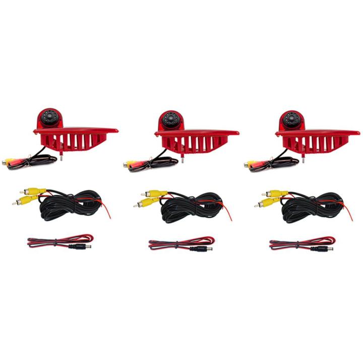 3X Auto Car Rear View Camera Reverse High Brake Light Parking for Opel ...