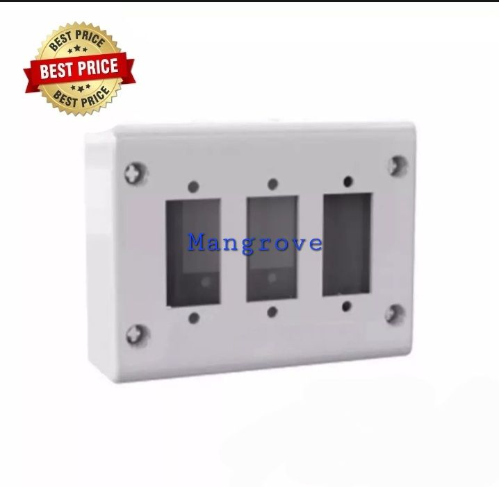 3 Hole Piano Switch Box Plastic Nylon ( Electrical Switch Board of 4 ...