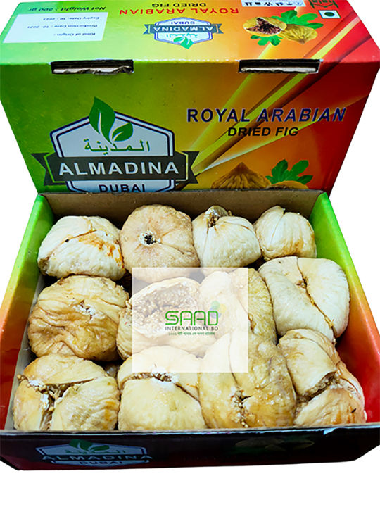 Premium Dried Fig / Anjeer Dry Fig/ Tin Fol - 500g Box | Daraz.com.bd