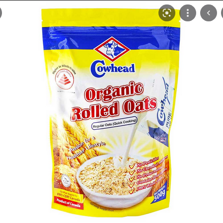 Cowhead Organic Rolled Oats 500g | Daraz.com.bd