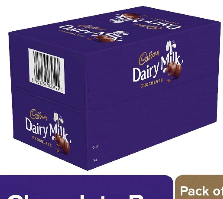 Cadbury Dairy Milk Chocolate Box (Pack Of 60)- 453.6g -5rs | Daraz.com.bd