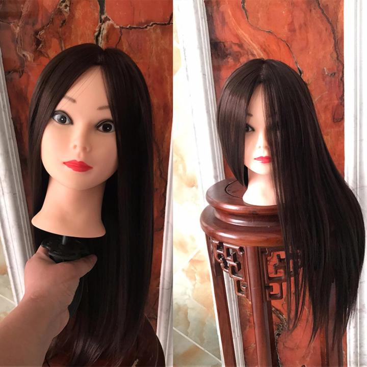 Professional Manequin head Human Hair Barber Practice Hairstyle ...